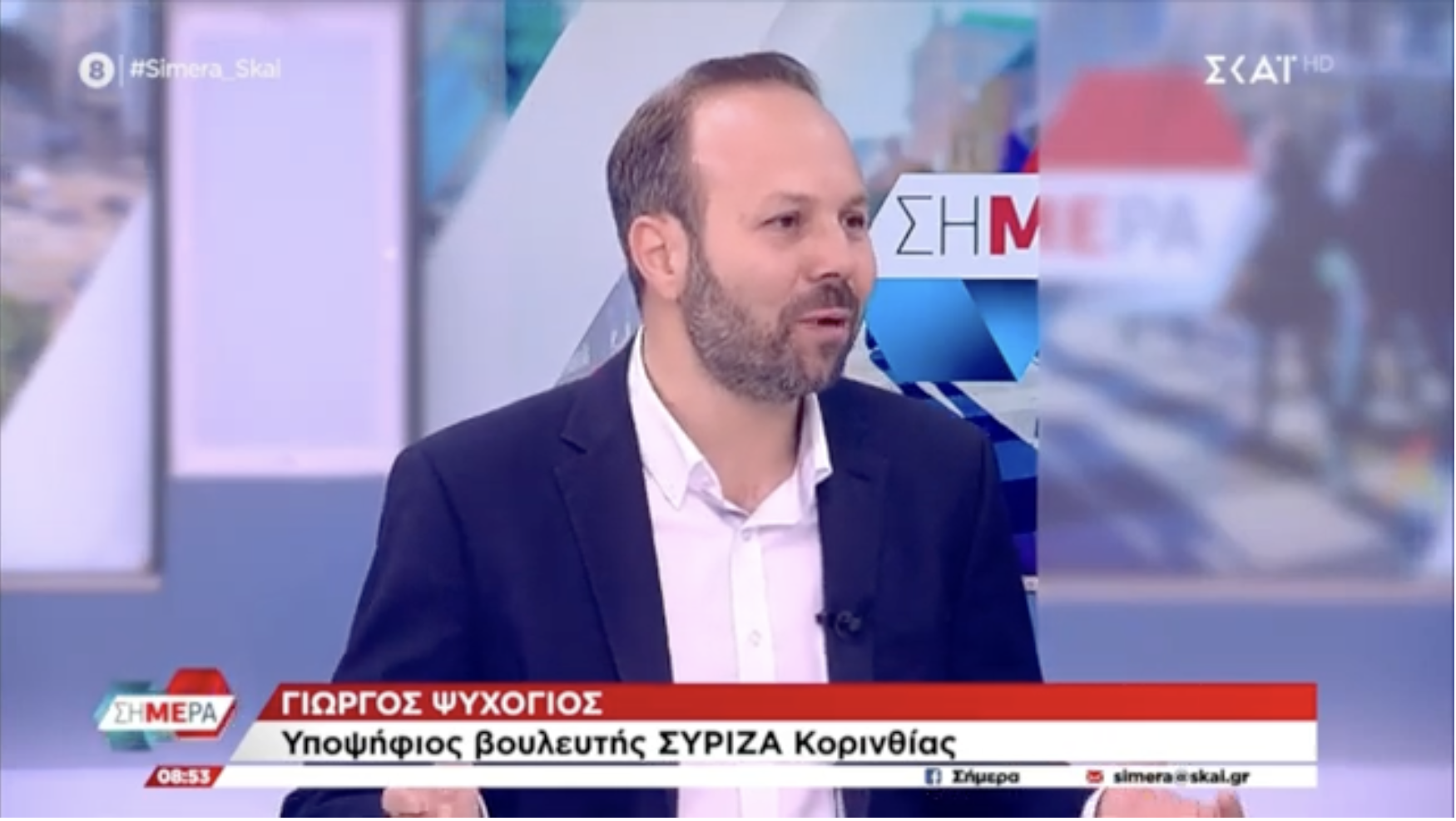 Γ. Ψυχογιός στον ΣΚΑΪ TV: Οι δημοσκοπήσεις είναι εργαλείο, αλλά ...